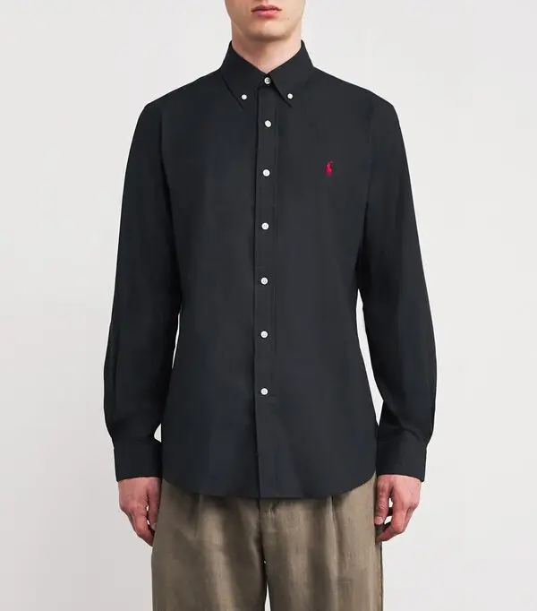Polo Ralph Lauren Poplin Custom Fit Shirt - Black