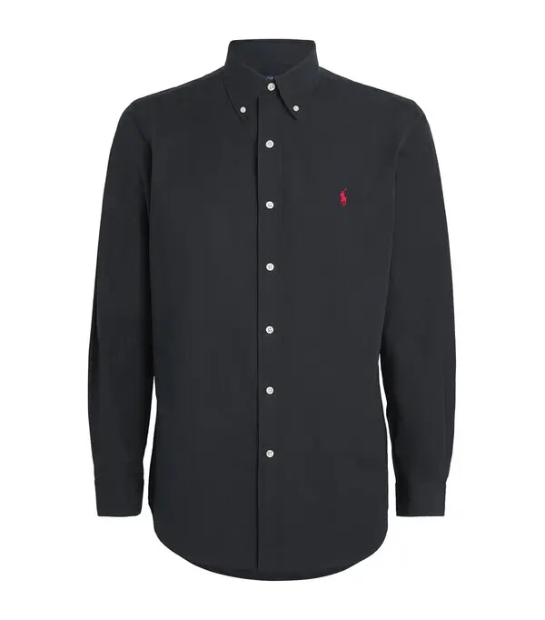Polo Ralph Lauren Poplin Custom Fit Shirt - Black
