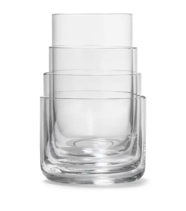 AARKE Set Of 4 Nesting Tumblers - Clear