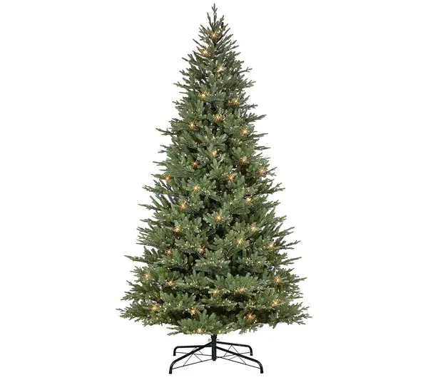 PULEO INTERNATIONAL Puleo 10' Pre-lit Balsam Artificial Fir Tree - One-color