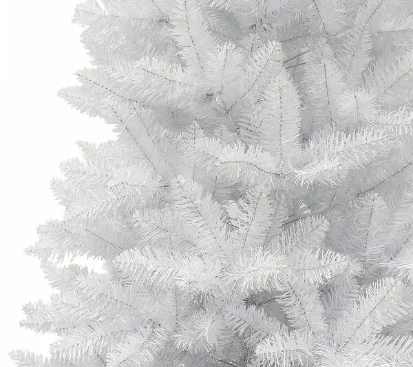 PULEO INTERNATIONAL Puleo 7' Unlit White Carson Artificial Pine Tre E 680 Tips