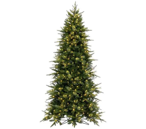 VICKERMAN 7.5' Berkley Mixed Pine Artificial Pr E-lit Tree Ww - One-color