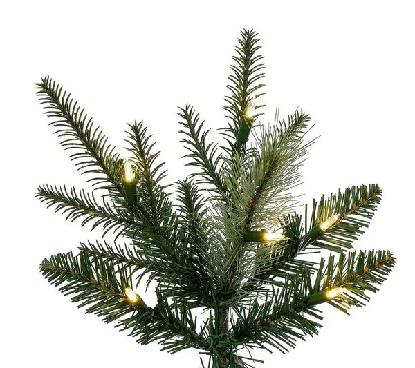VICKERMAN 7.5' Berkley Mixed Pine Artificial Pr E-lit Tree Ww