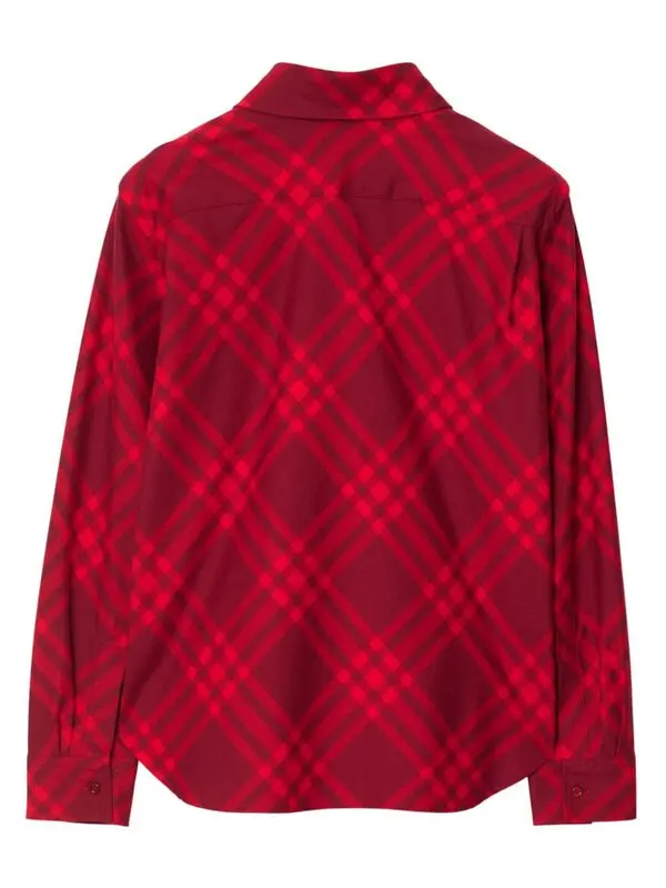 Burberry Check-pattern Cotton Shirt