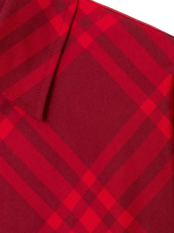 Burberry Check-pattern Cotton Shirt