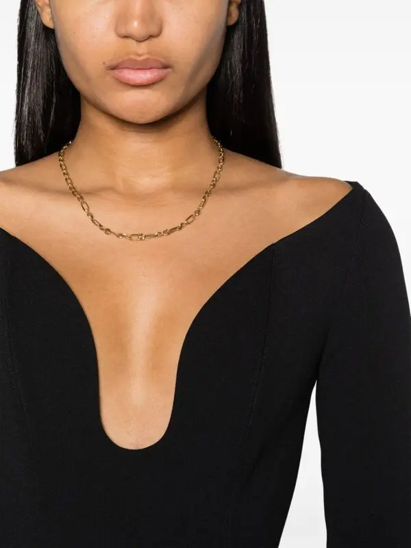 Lizzie Mandler 18kt Yellow Figaro-link Chain Necklace - Gold