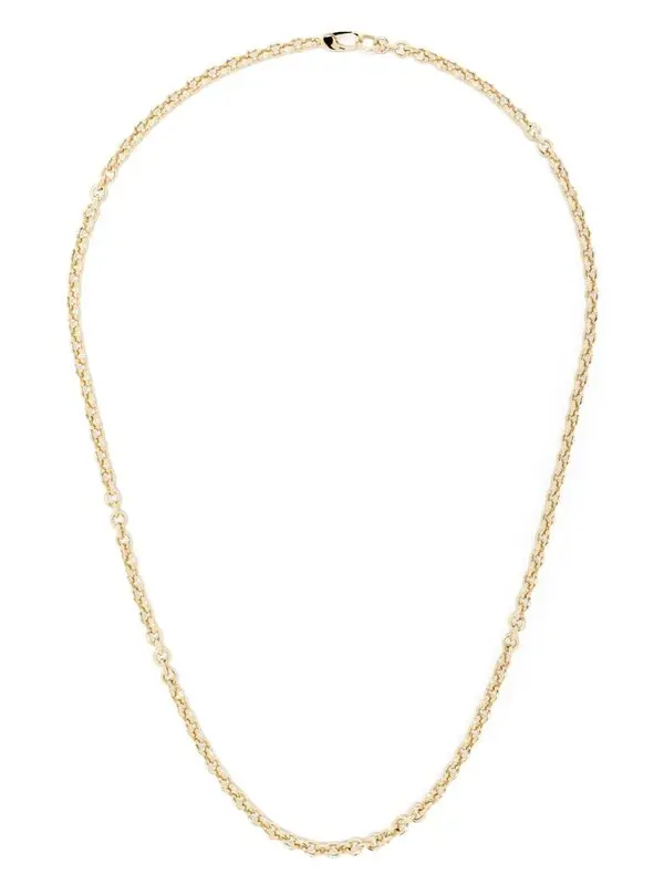 Lizzie Mandler 18kt Yellow Micro Chain Necklace - Gold