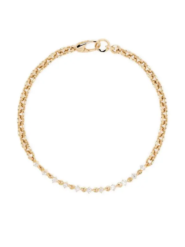 Lizzie Mandler Clat Diamond Bracelet - Gold