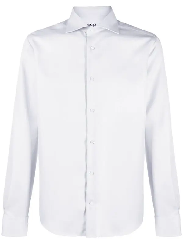 Boggi Milano Japanese Jersey Polo Shirt - White