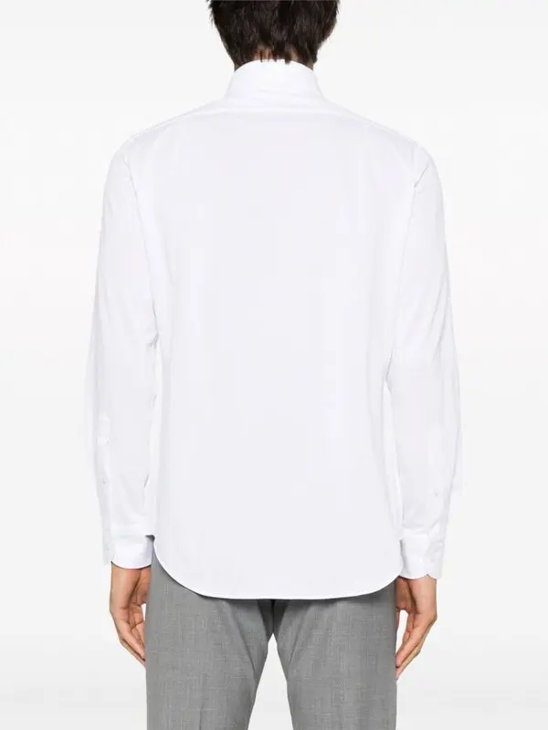 Boggi Milano Japanese Jersey Polo Shirt - White