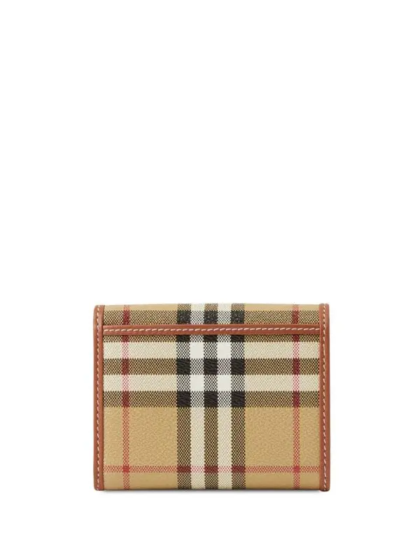 Burberry Small Vintage Check Leather Wallet