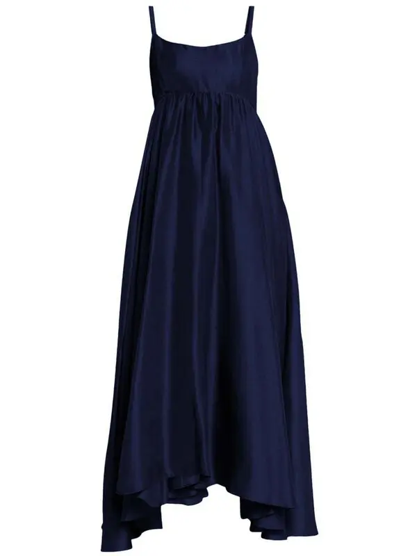 Azeeza Rachel Asymmetric Midi Dress - Black