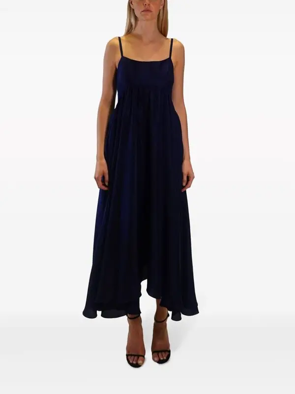 Azeeza Rachel Asymmetric Midi Dress - Black