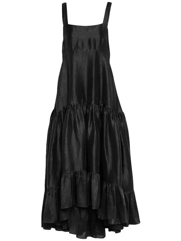 AZLEE Griffon Pleated Maxi Dress