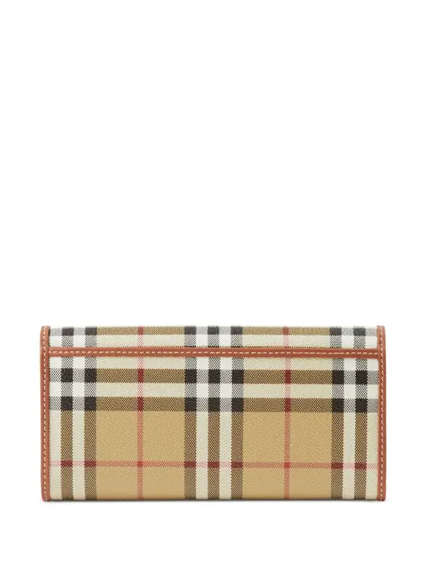 Burberry Vintage Check Leather Wallet