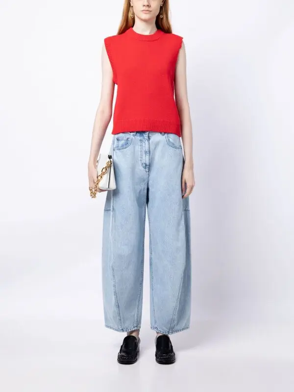 Tibi Distressed Lambswool Vest