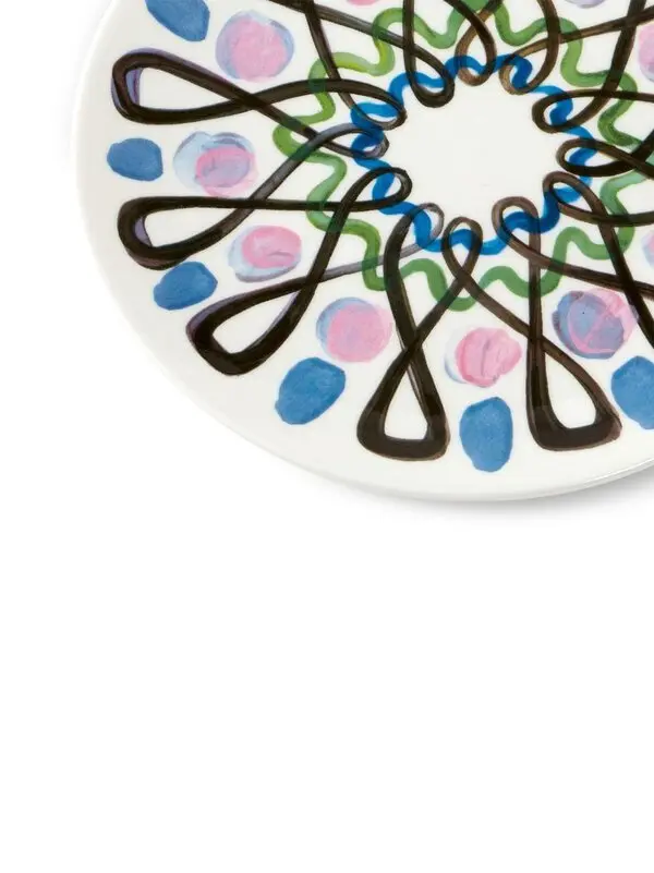 1882 LTD Swirl Graphic-print Salad Plate