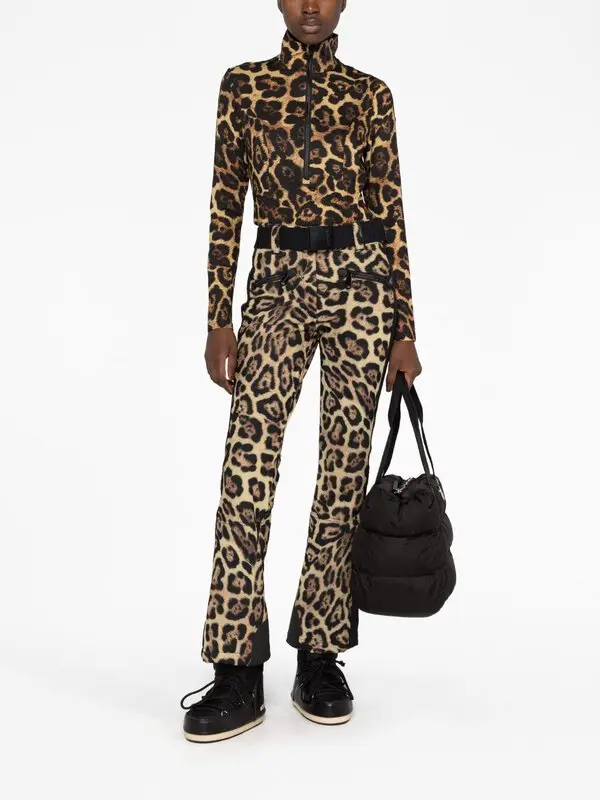 Goldbergh Leona Leopard-print Ski Top