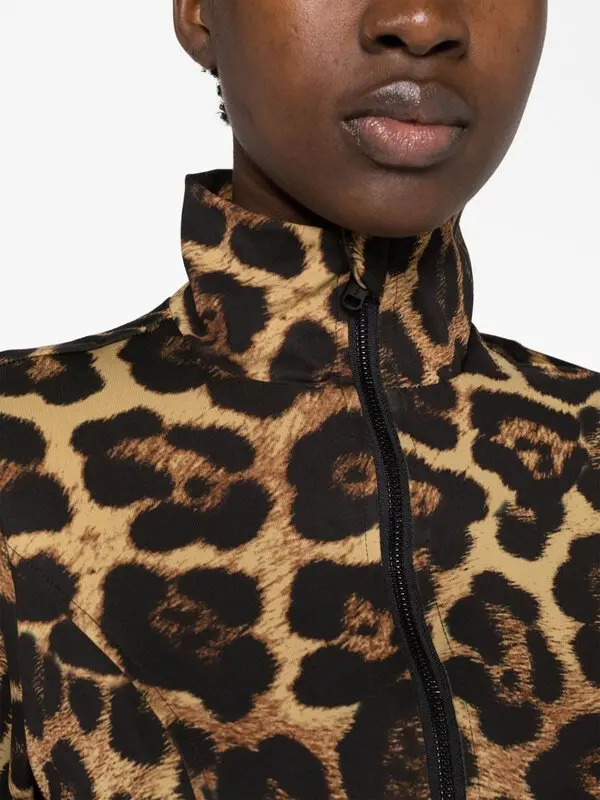 Goldbergh Leona Leopard-print Ski Top