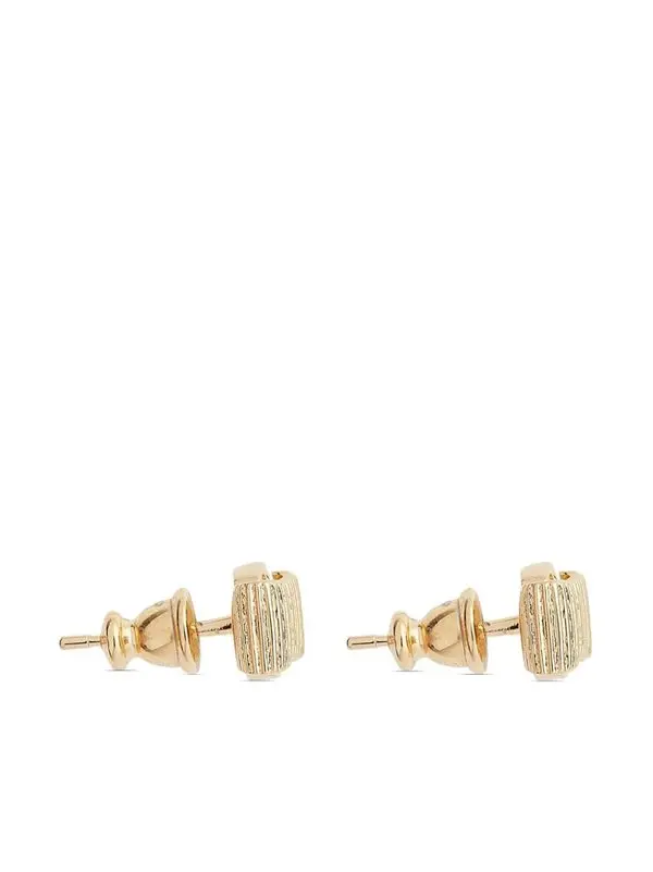 FERRAGAMO Vara Bow Stud Earrings - Gold