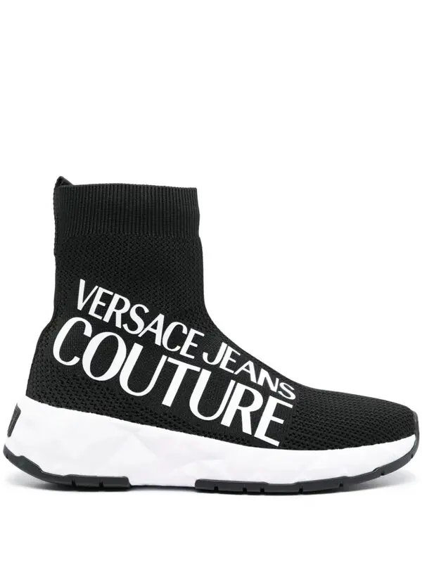Versace Logo-print Sock Sneakers
