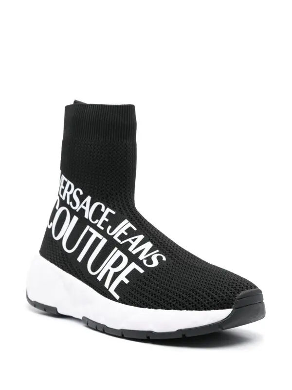 Versace Logo-print Sock Sneakers