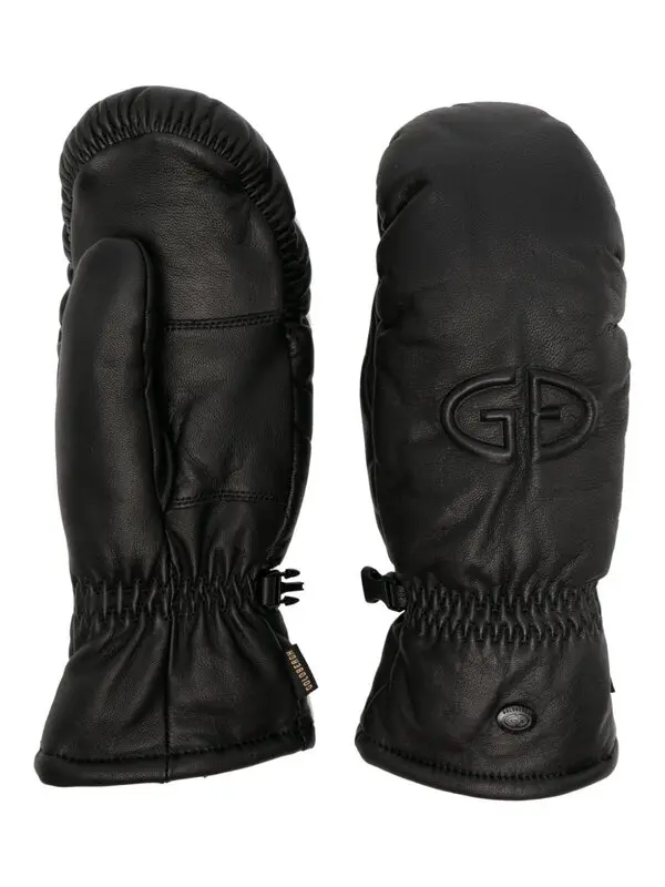 Goldbergh Hilja Leather Ski Mittens - Black
