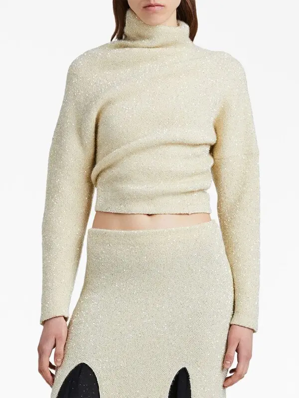 Proenza Schouler Sequin-embellished Knit Jumper