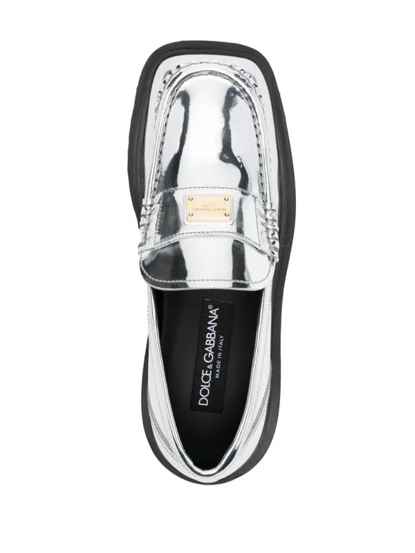 Dolce & Gabbana Logo-plaque Leather Brogues