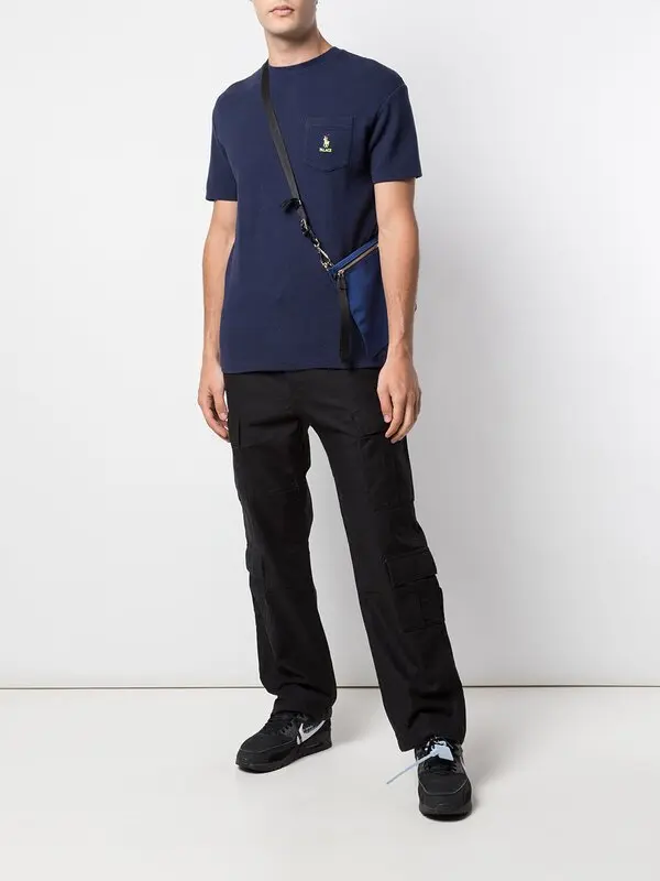 PALACE X Ralph Lauren Waffle Pocket Tee - Blue