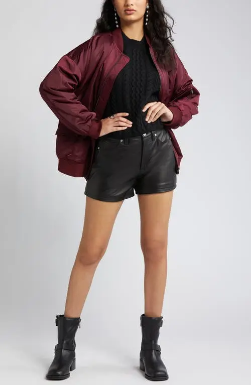 OPEN EDIT Mix Stitch Boxy Sweater