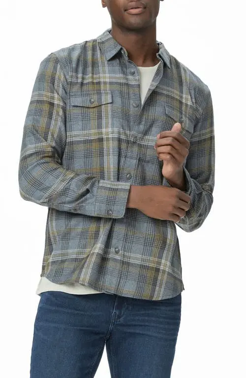 Paige Everett Plaid Flannel Button-up Shirt