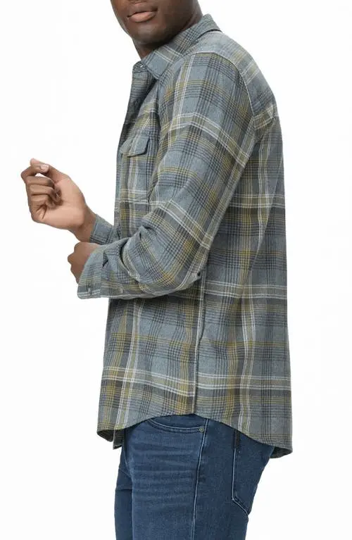 Paige Everett Plaid Flannel Button-up Shirt
