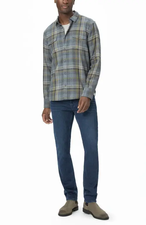 Paige Everett Plaid Flannel Button-up Shirt