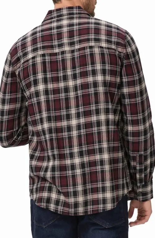 Paige Everett Plaid Flannel Button-up Shirt