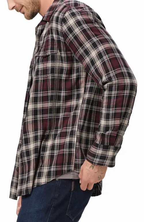 Paige Everett Plaid Flannel Button-up Shirt