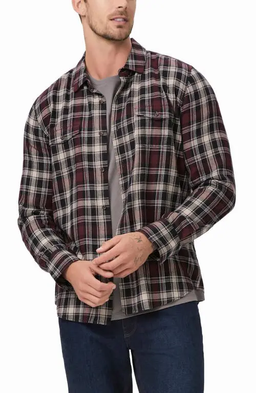 Paige Everett Plaid Flannel Button-up Shirt