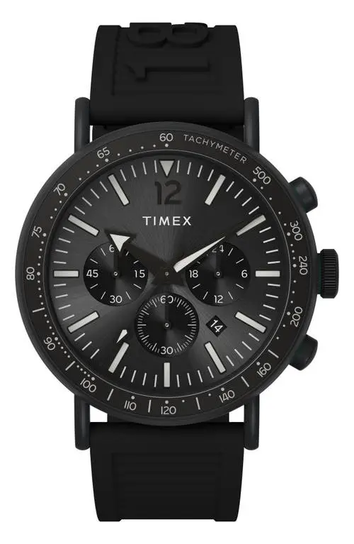 TIMEX® Standard Chronograph Strap Watch - Black