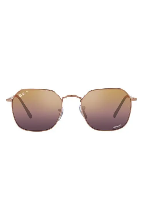 Ray-ban Irregular Sunglasses - Rose Gold
