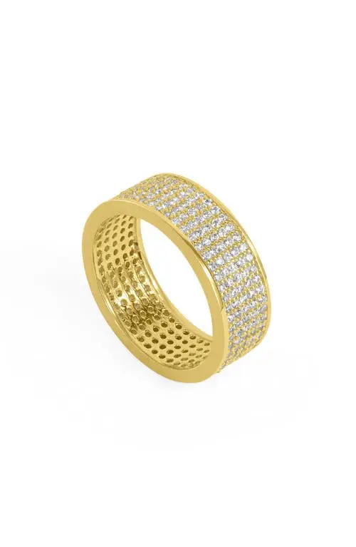 DEAN DAVIDSON Petit Pavé Thick Stacked Ring
