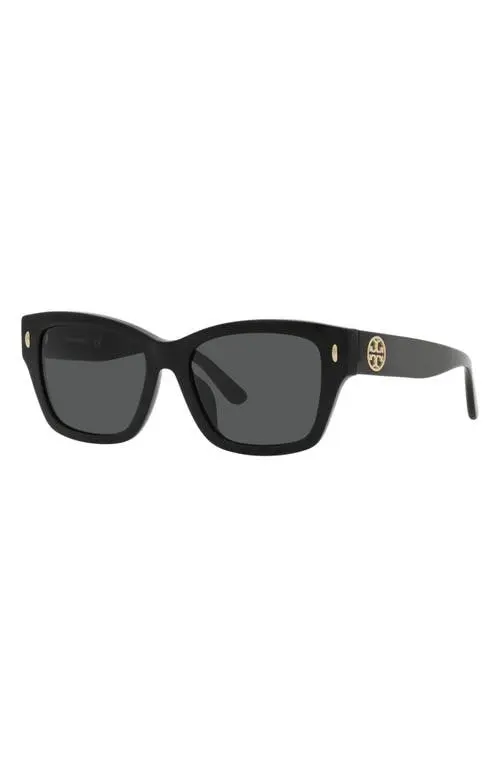 Tory Burch 53mm Rectangular Sunglasses