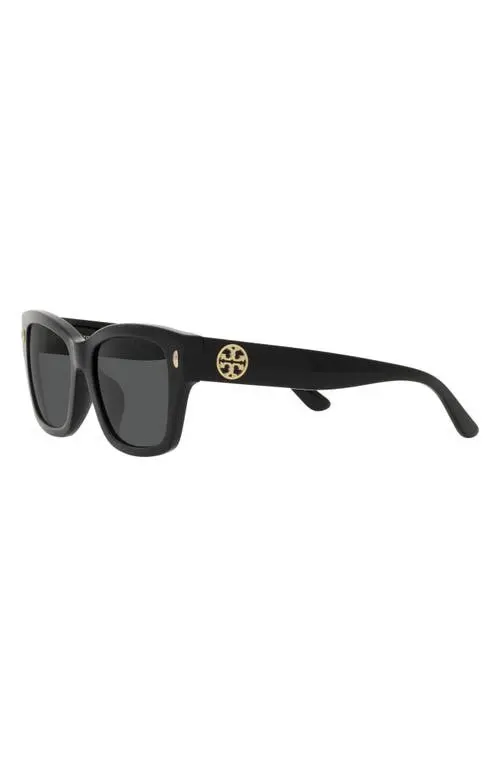 Tory Burch 53mm Rectangular Sunglasses
