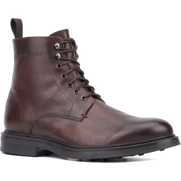 Aquatalia Bernardo Water Repellent Combat Boot - Brown Brown