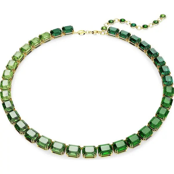 SWAROVSKI Millenia Crystal Collar Necklace - Green