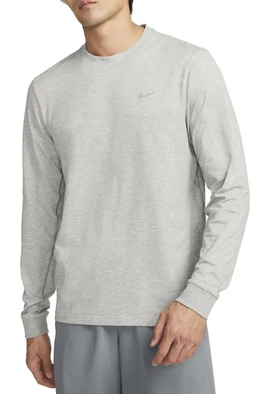 Nike Dri-fit Primary Long-sleeve T-shirt - 063 D Gr H/smkgry