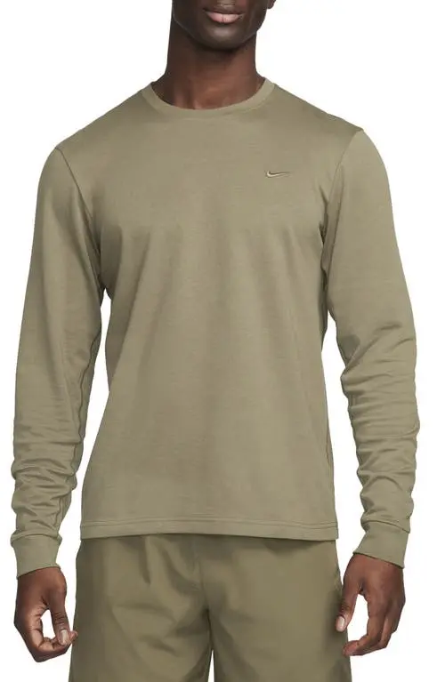 Nike Dri-fit Primary Long-sleeve T-shirt - Medium Olive/medium Olive