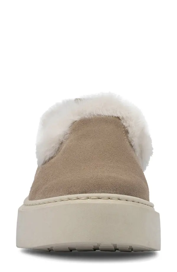 Aquatalia Letty Faux Fur Lined Slip-on Shoe