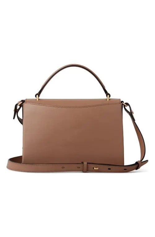 Mulberry Lana High Gloss Leather Top Handle Bag - Sable