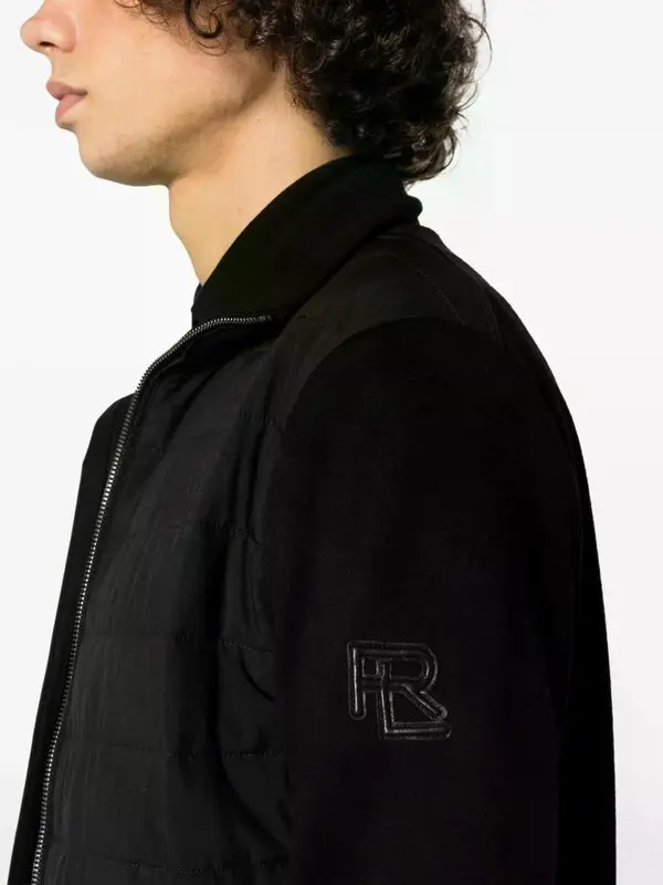 Ralph Lauren Purple Label Logo-patch Herringbone Jacket