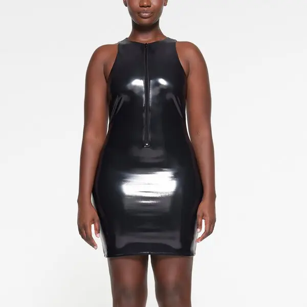 black long dress windsor COURRÈGES main image 1